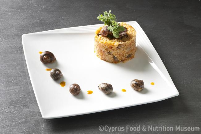 Snails with pilaf rice | Cyprus Food Museum