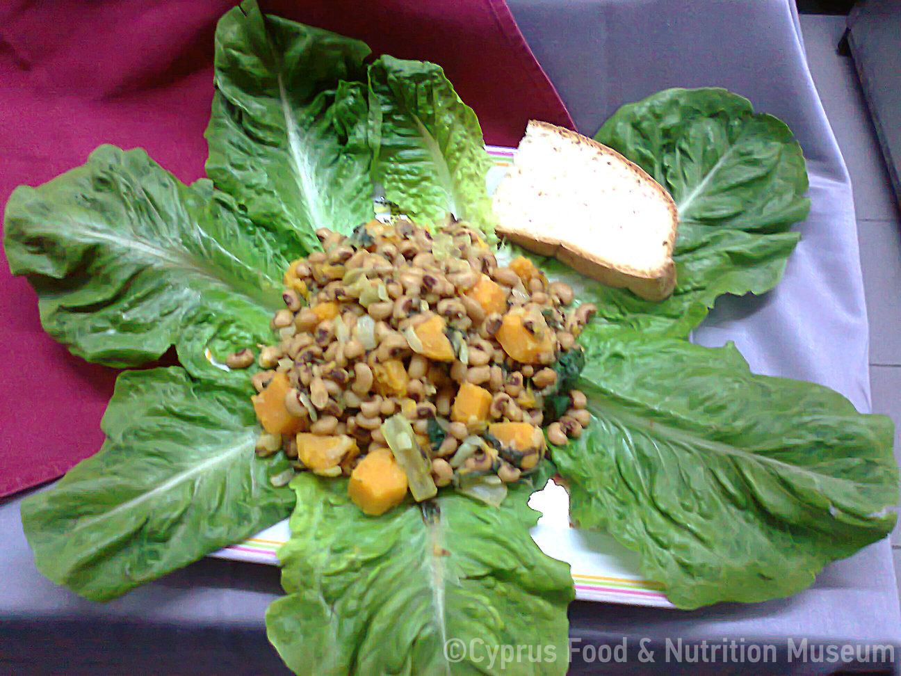 Louvi (black-eyed beans) with butternut squash | Cyprus Food Museum