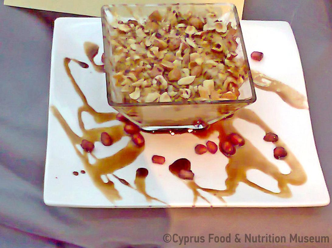 Anari cream with carob syrup | Cyprus Food Museum